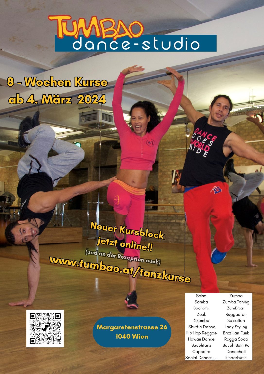Kursblock März – April 2024 – Tumbao Dance Studio